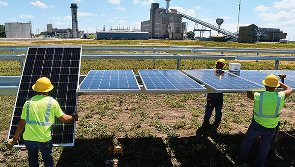 Solar Project at Wisdom Station | Corn Belt Power Cooperative